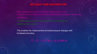 Fluid and pressure measurements- Pharmaceutical Engineering | PPTX