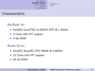 Fluidanimate:PARSEC Application Analysis | PDF
