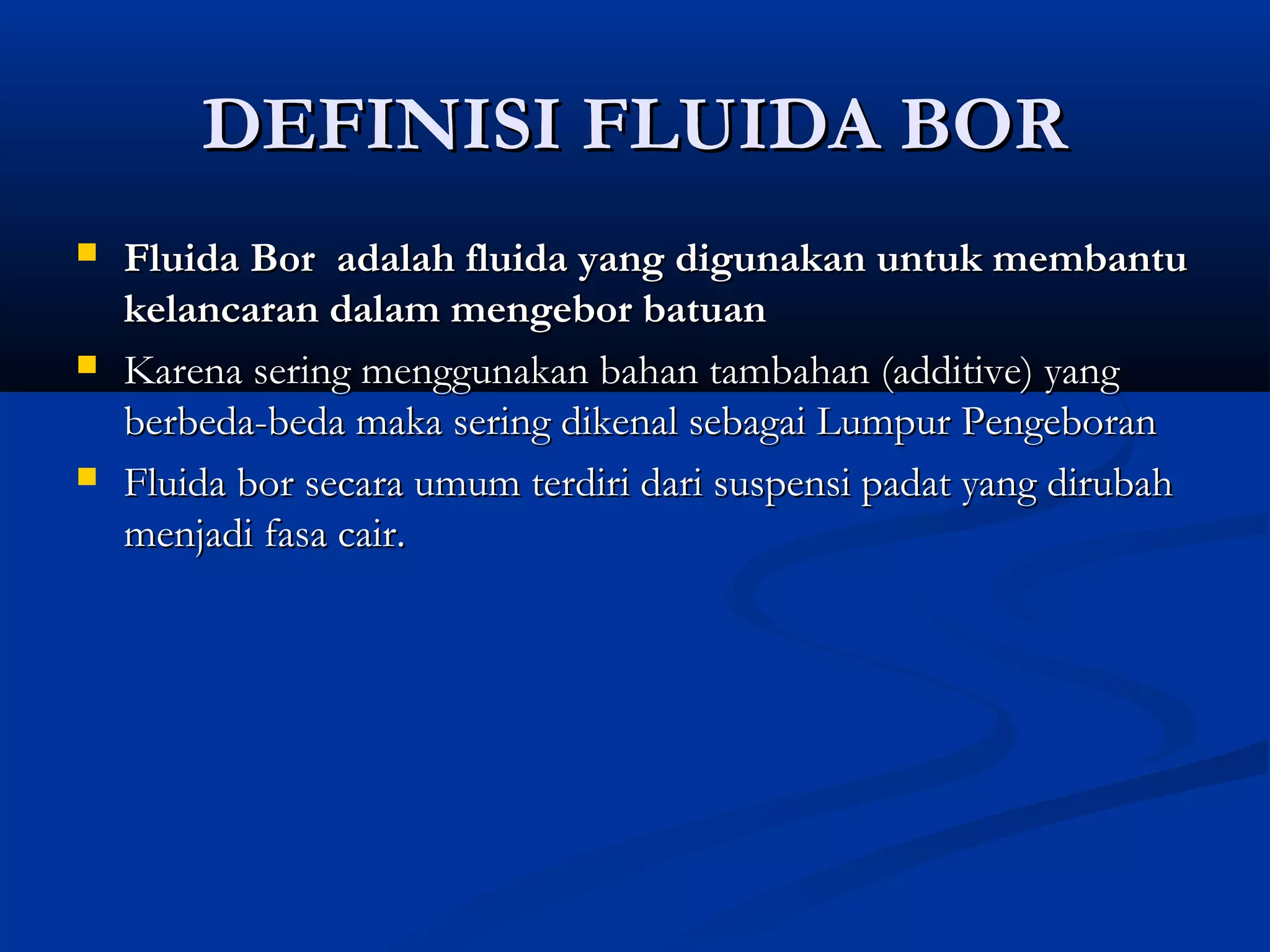 Lumpur Pengeboran (Drilling Fluid) | PPT