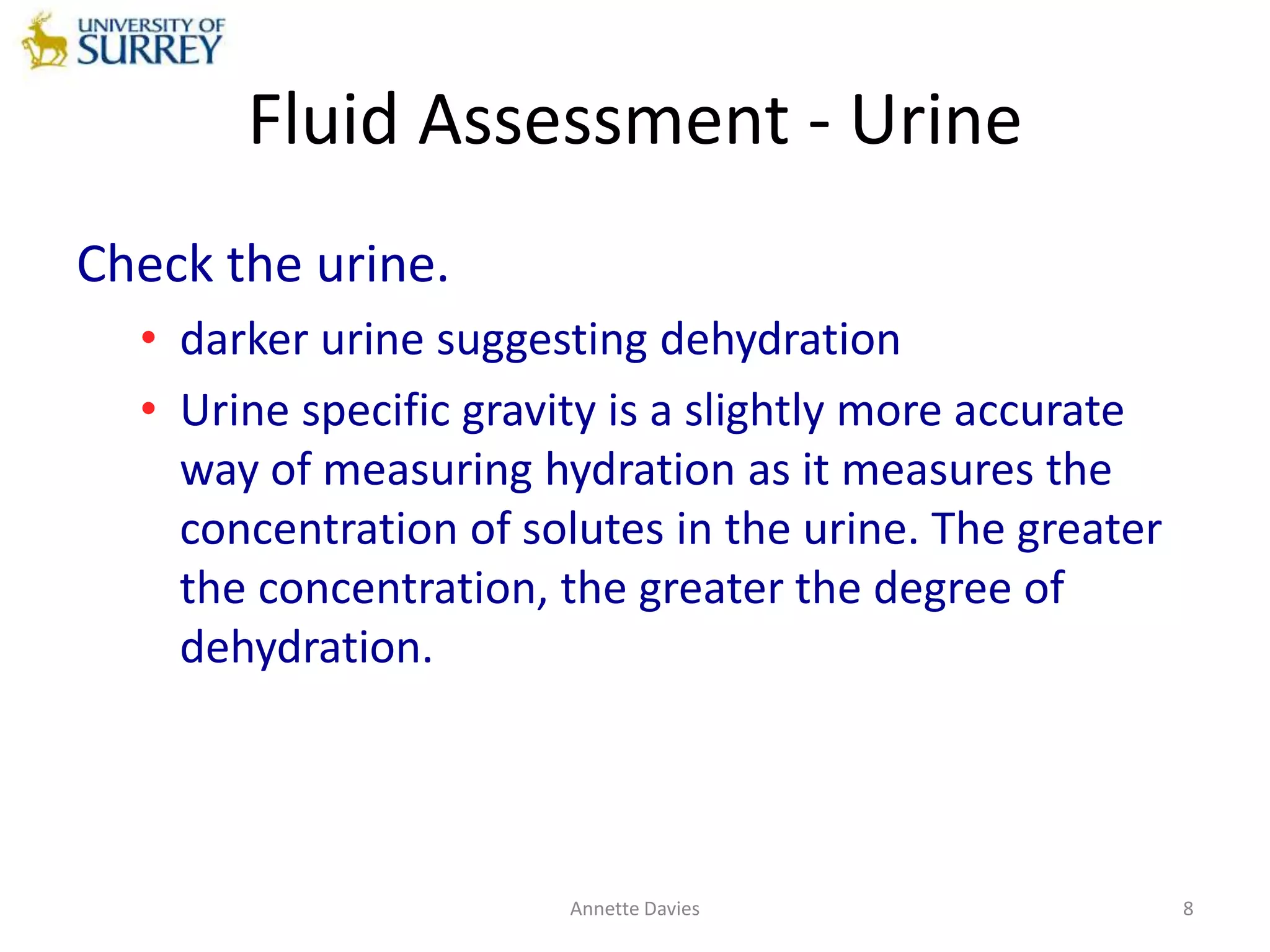 Fluid assessment | PPTX