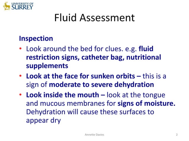 Fluid assessment | PPTX | Heart and Cardiovascular Diseases | Diseases ...