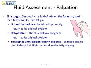 Fluid assessment | PPTX