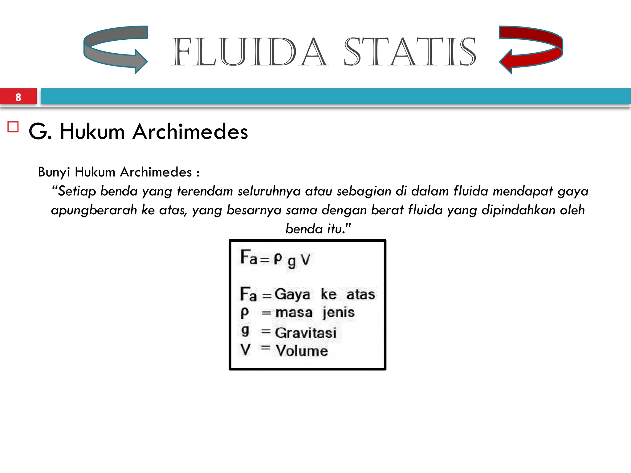 Fluida Statis materi kelas 11 SMA semester ganjil.pptx