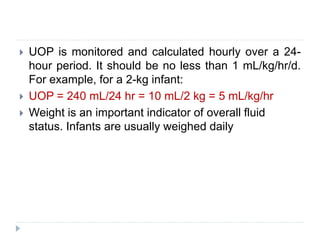 Fluid calculation in neonates | PPTX
