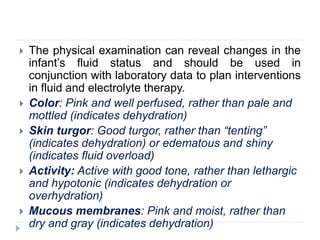 Fluid calculation in neonates | PPTX
