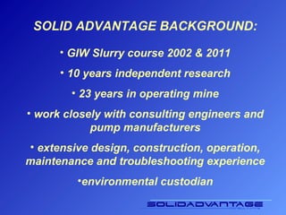 Slurry Transport Analysis Presentation | PPT
