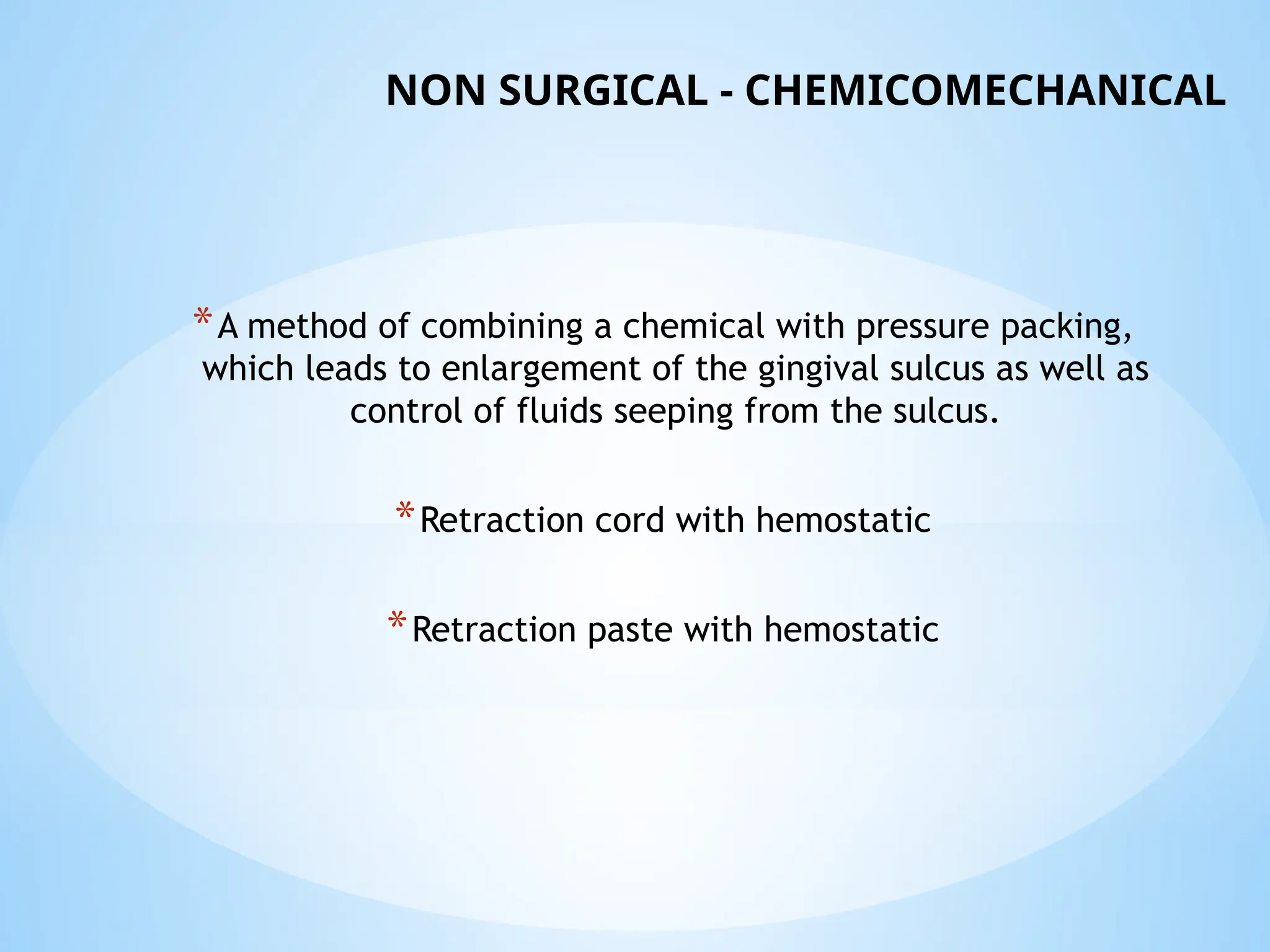 fluid control and gingival retraction in prosthodontics | PPTX