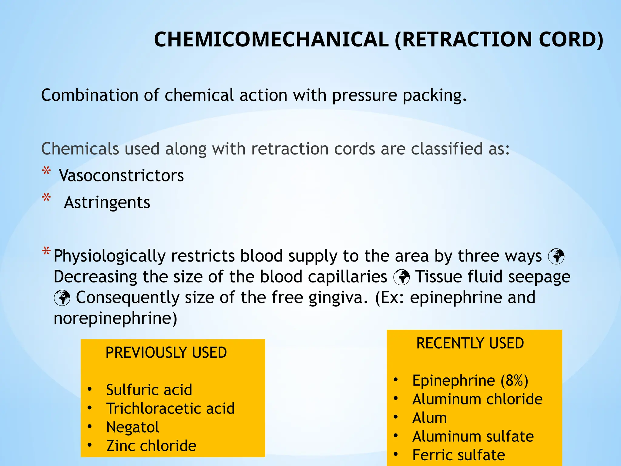 fluid control and gingival retraction in prosthodontics | PPTX