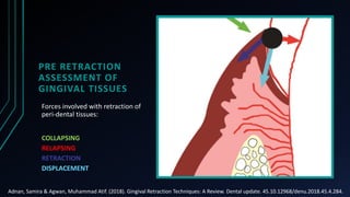 Fluid control and ginigival retraction | PPTX