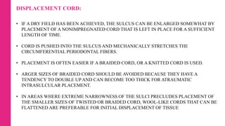 Fluid control and soft tissue management | PPTX