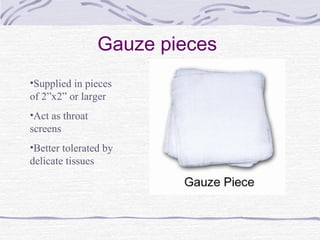 Fluid control and_tissue_management | PPT