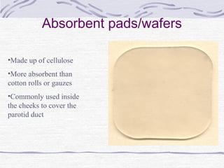 Fluid control and_tissue_management | PPT