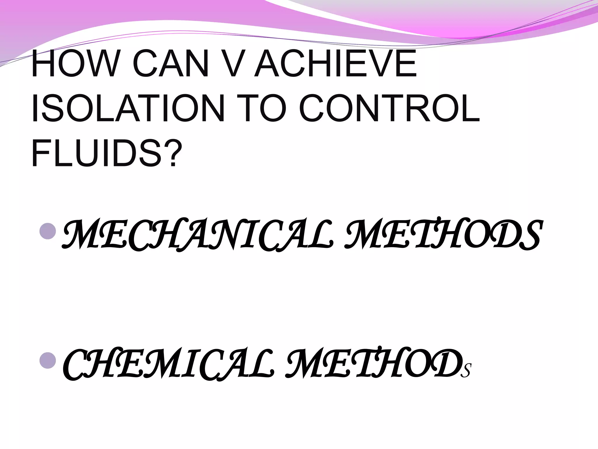 Fluid control & soft tissue management in fpd | PPTX
