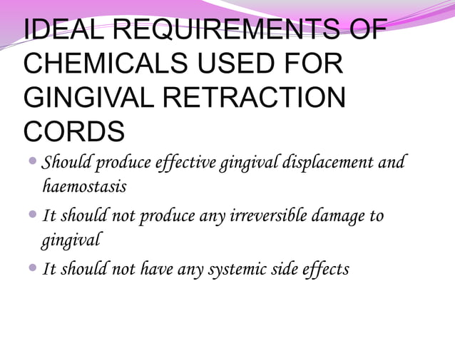 Fluid control & soft tissue management in fpd | PPTX