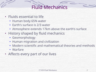 FluidDynamics.ppt introduction to fluid dynamics | PPT