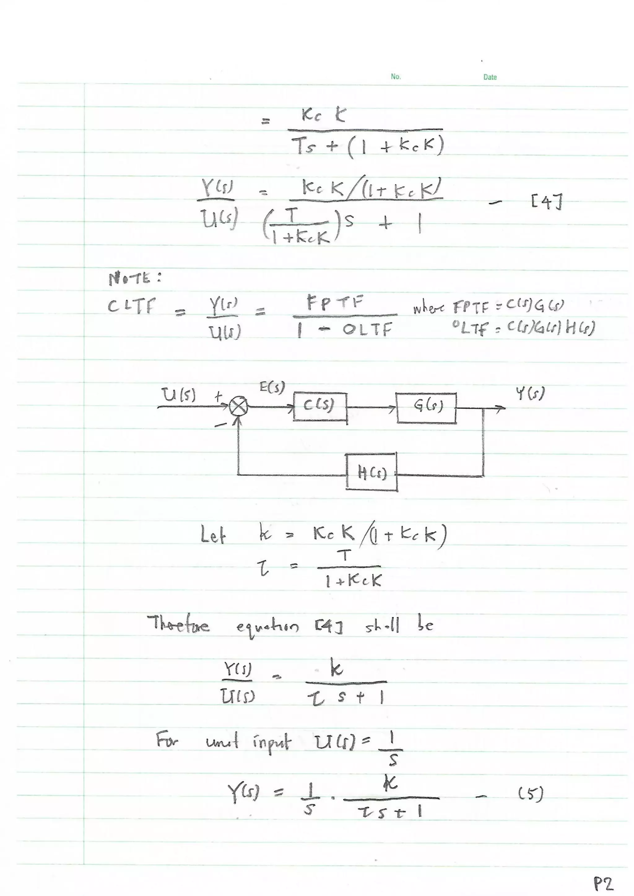 Fluid dynamics 02 tank control system single_cascade | PDF