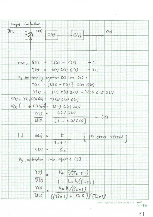 Fluid dynamics 02 tank control system single_cascade | PDF