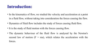 FLUID DYNAMICS [EQUATIONS OF MOTION].pptx