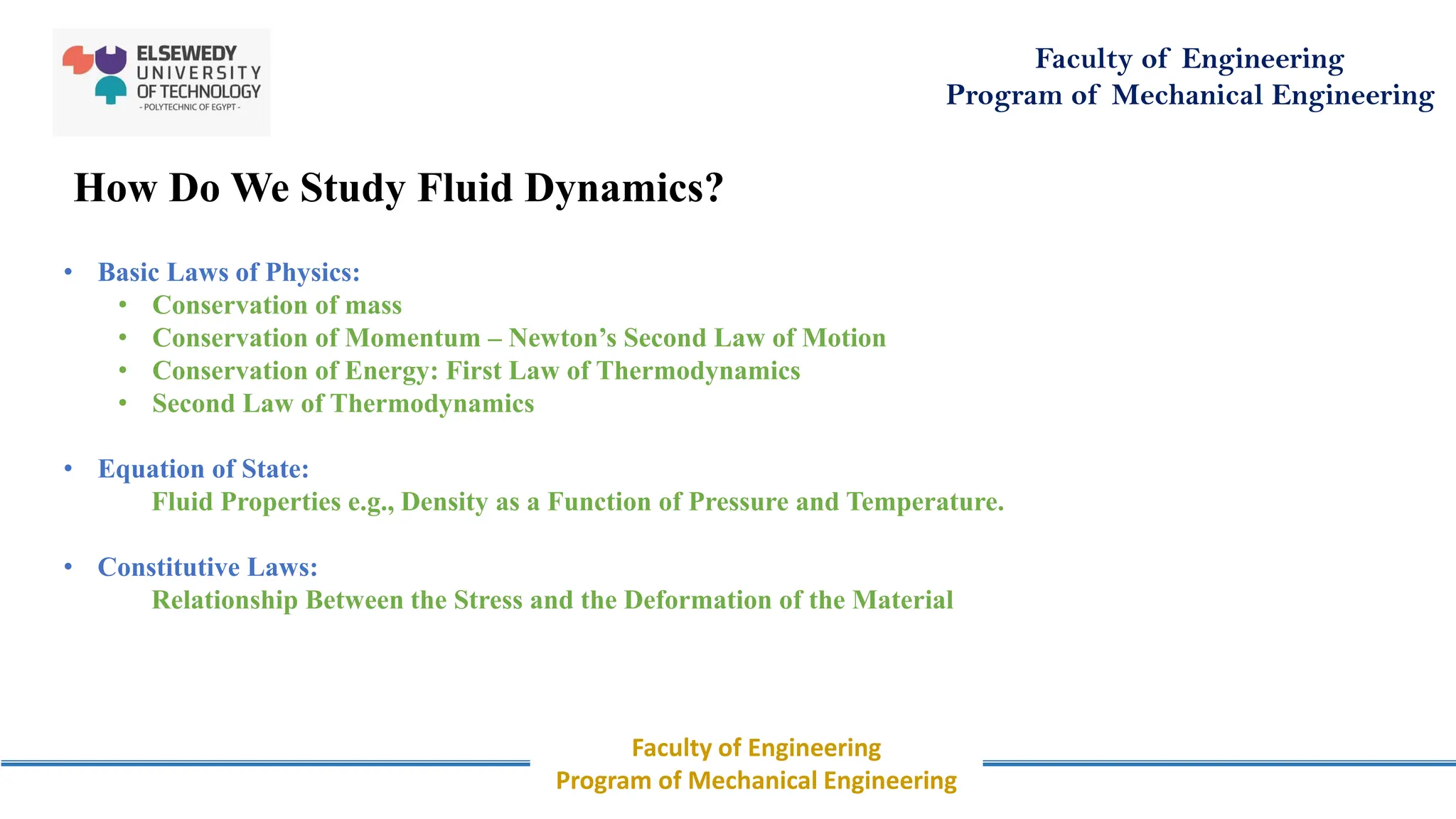 fluid dynamics overview presentation (simple overview) | PDF