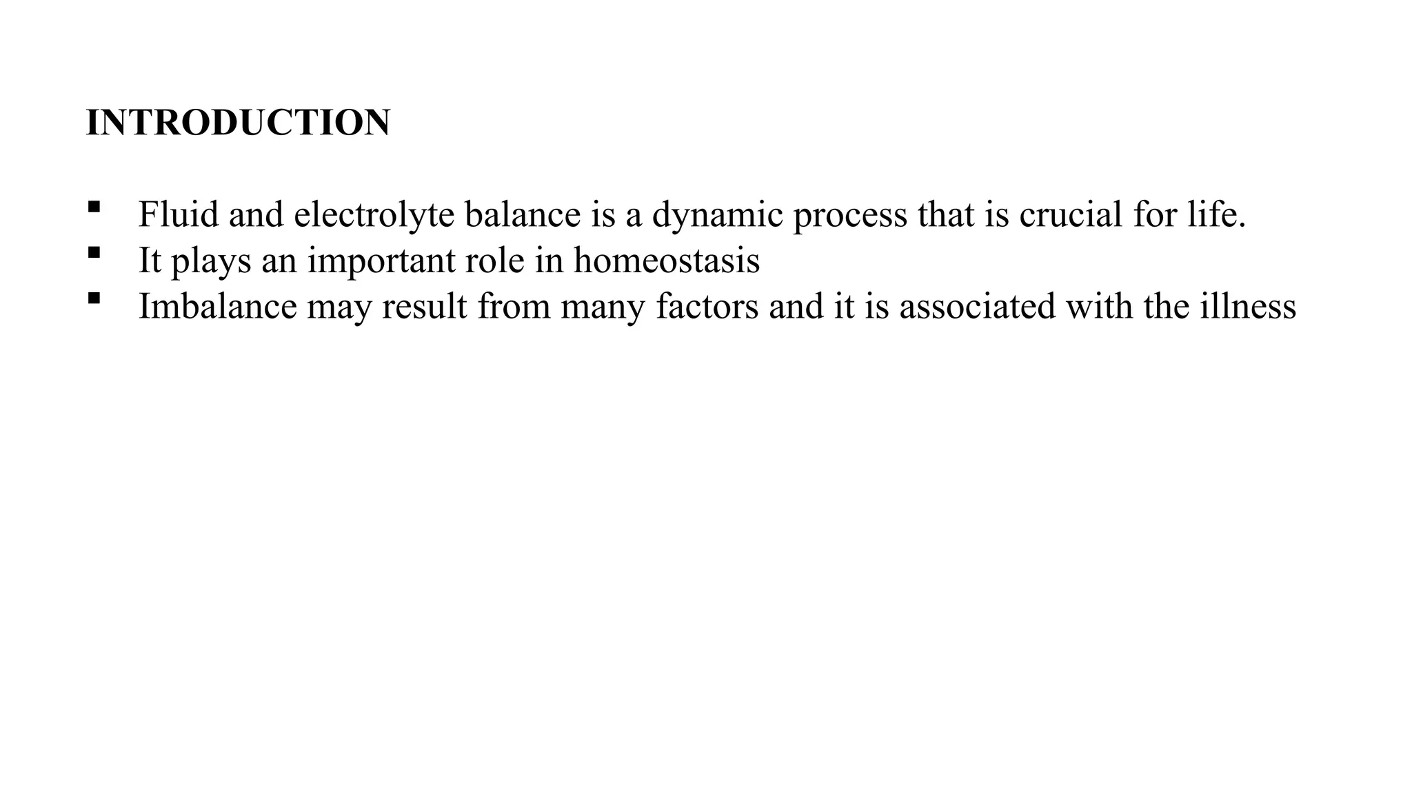 Fluid and electrolite imbalance for Bsc nursing | PPTX