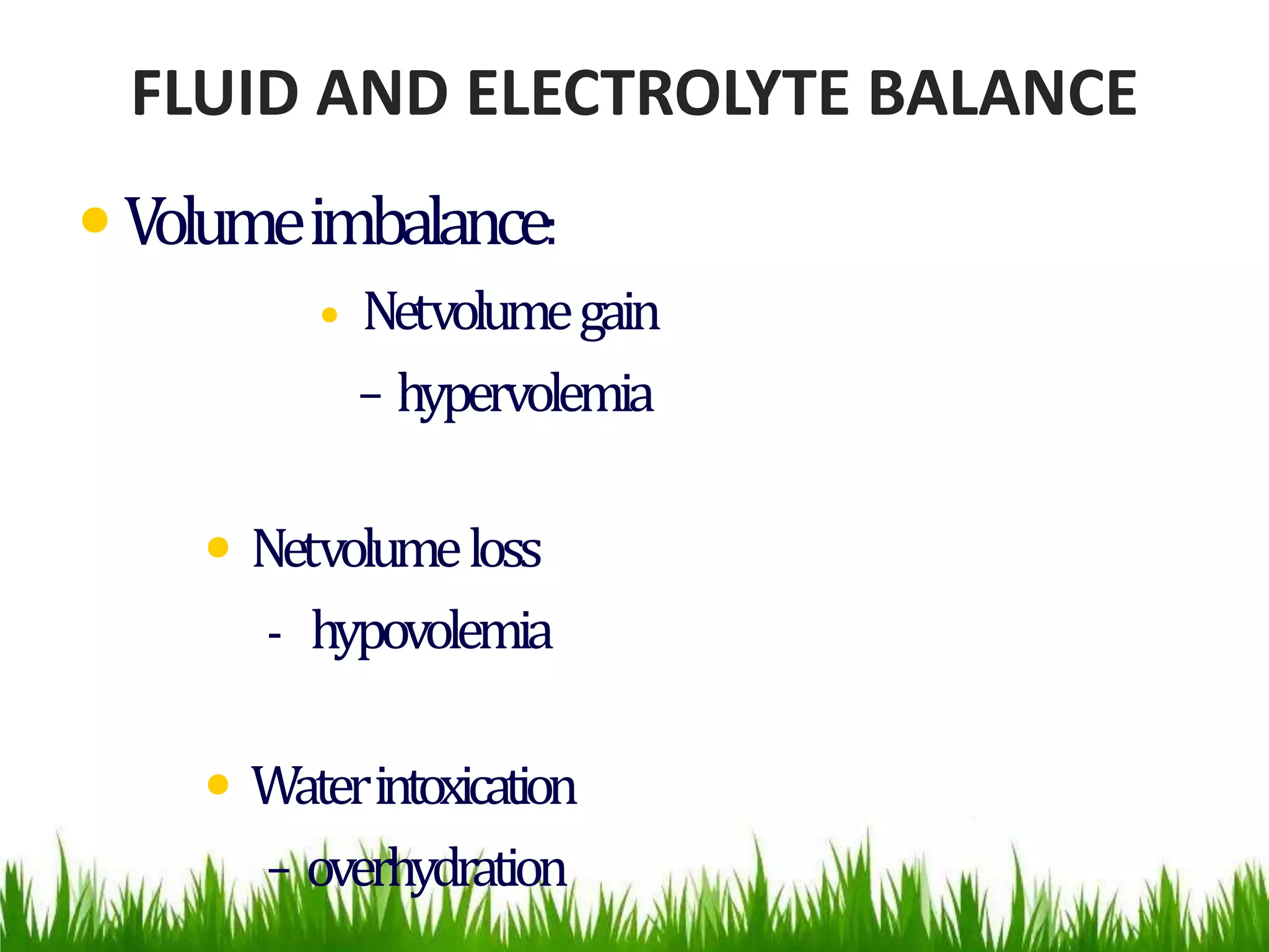 Fluid,electrolyte, acid base balance and homeostasis | PPTX