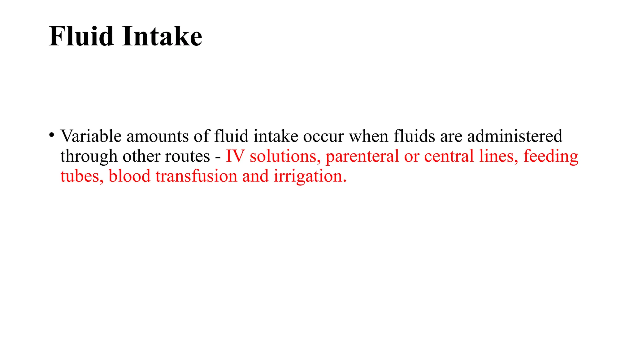 FLUID , ELECTROLYTE AND ACID BASE BALANCE .pptx | Chemistry | Science