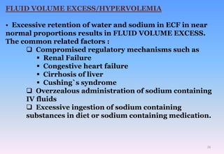 Fluid electrolyte balance | PDF