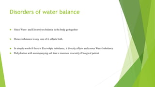 FLUID & ELECTROLYTE DISORDERS, MANAGEMENT,CHOICE of fluid (final).pdf
