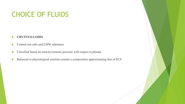FLUID & ELECTROLYTE DISORDERS, MANAGEMENT,CHOICE of fluid (final).pdf