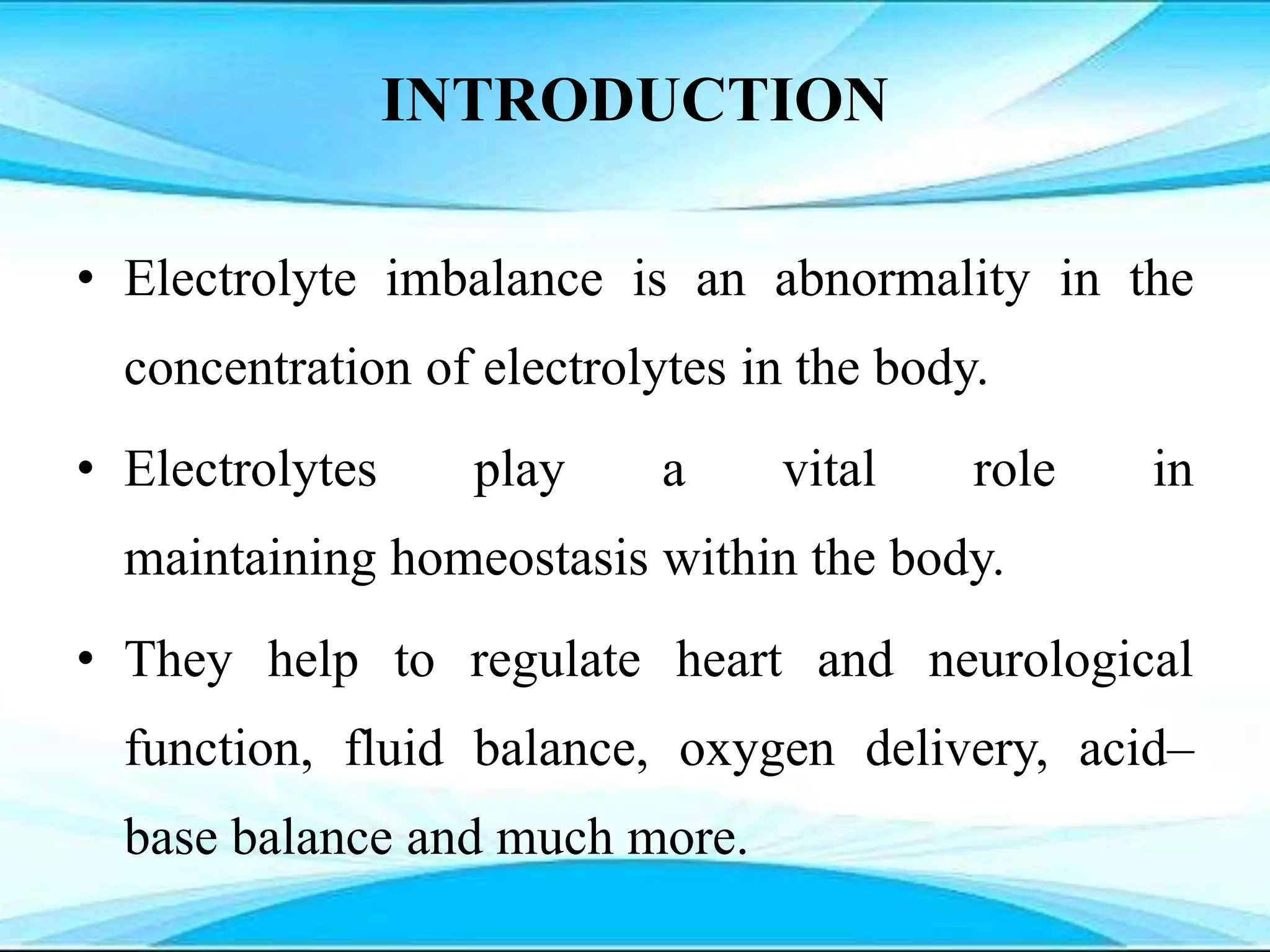 Fluid & electrolyte imbalance | PPTX