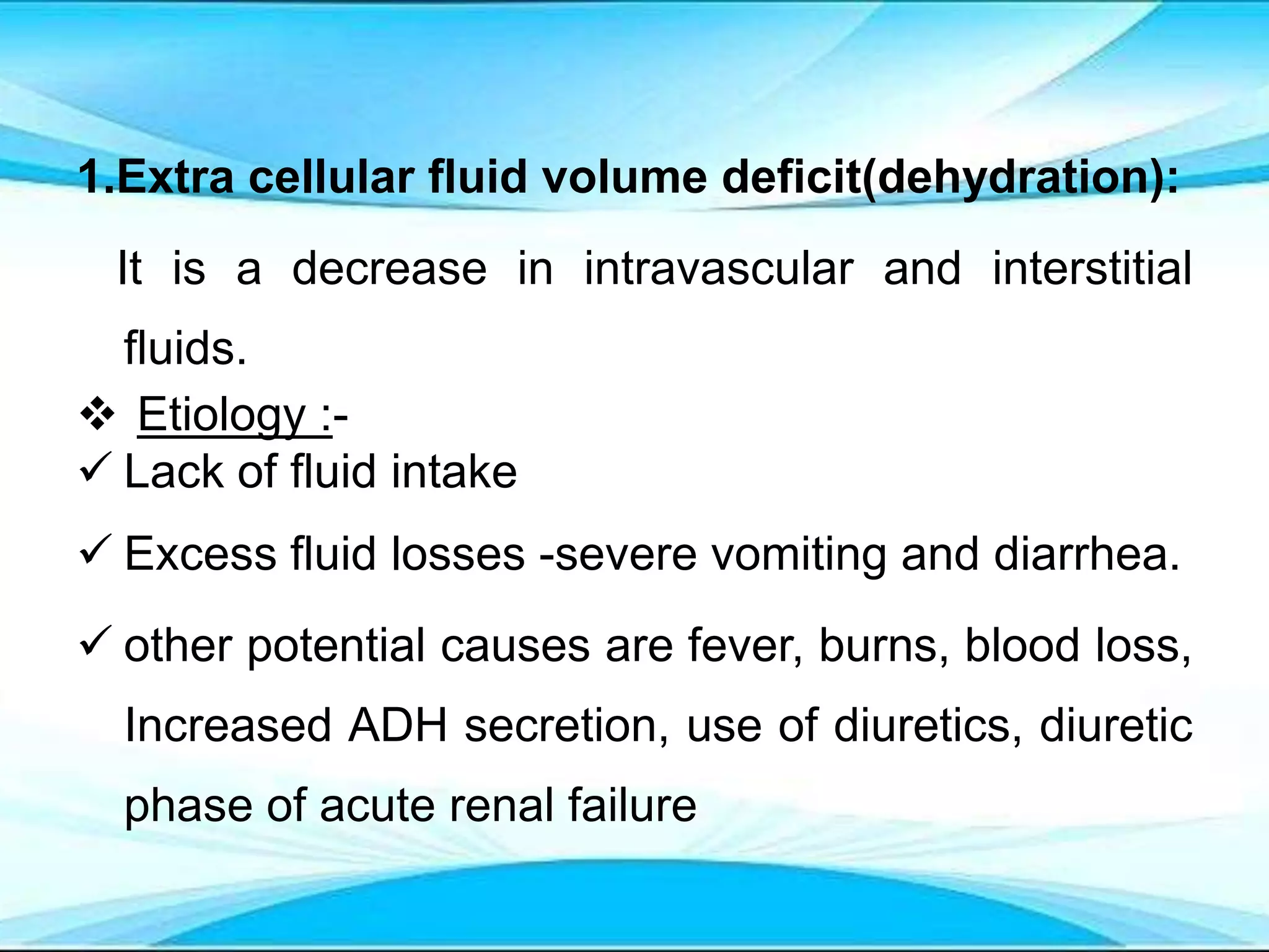 Fluid & electrolyte imbalance | PPTX
