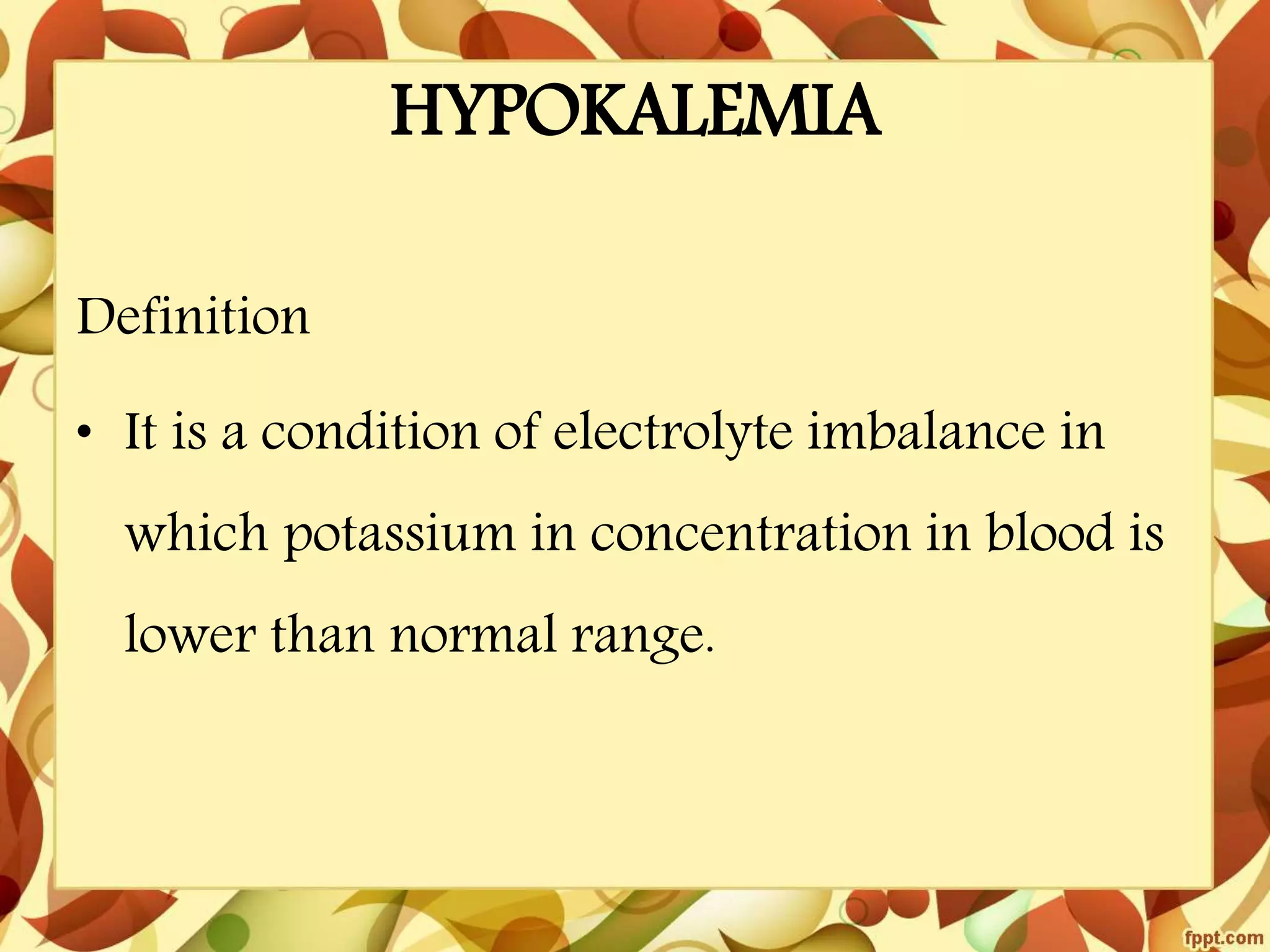 Fluid & electrolyte imbalance | PPT