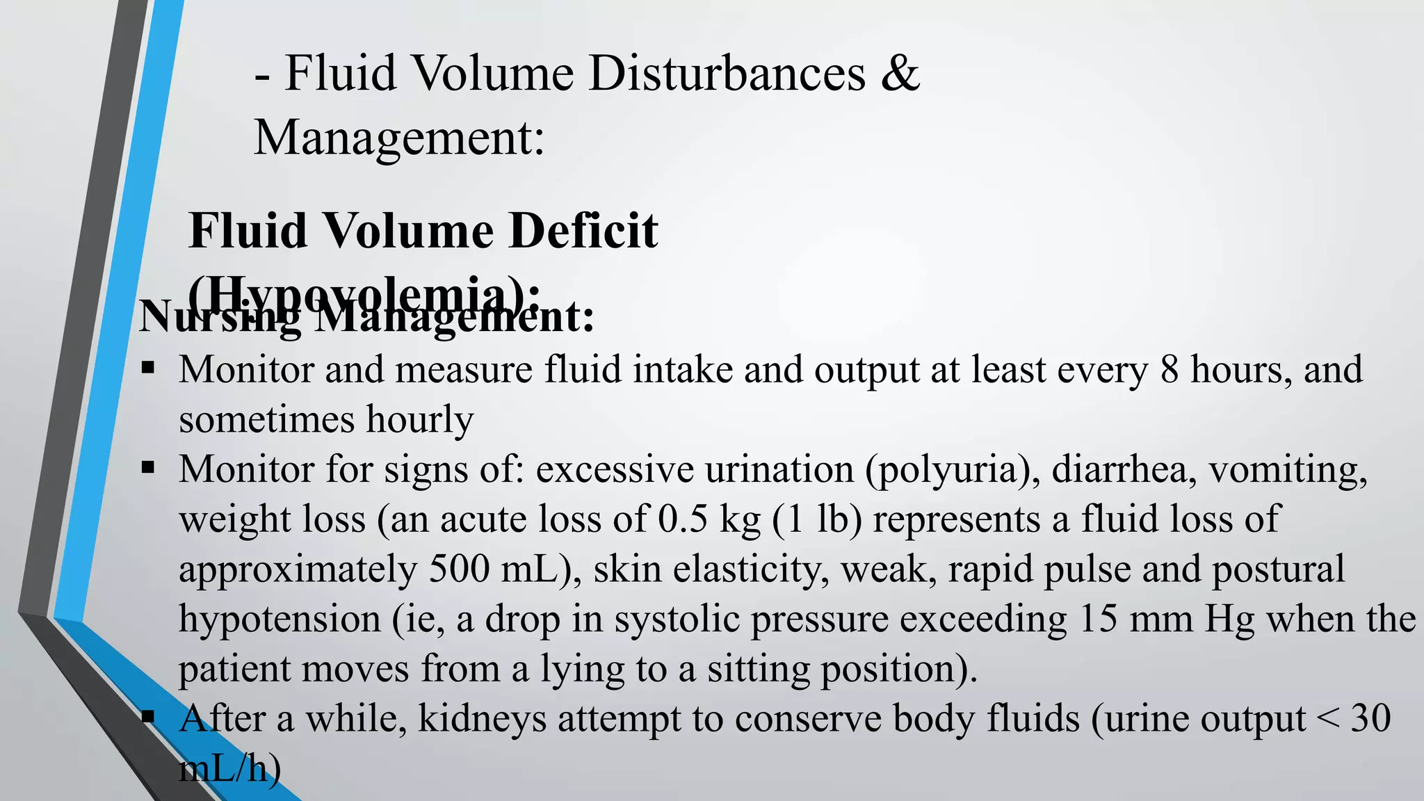 Fluid & Electrolyte Imbalances.pptx | Chemistry | Science