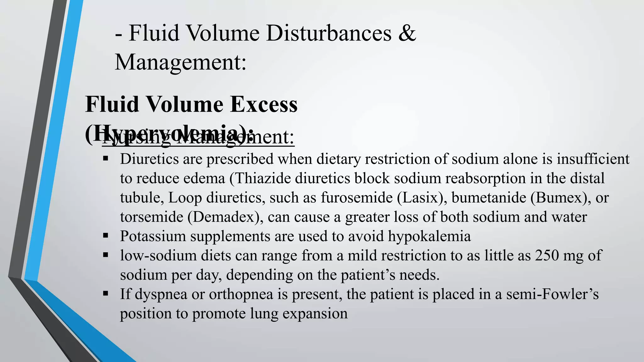 Fluid & Electrolyte Imbalances.pptx | Chemistry | Science