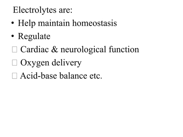fluid & electrolyte acid -base balance ppt.pptx | Chemistry | Science