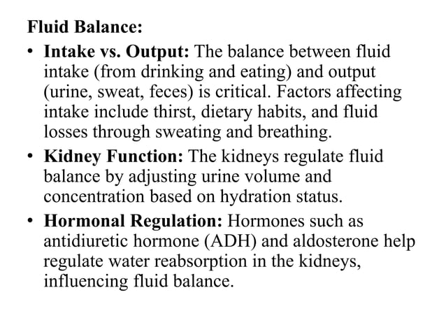 fluid & electrolyte acid -base balance ppt.pptx | Chemistry | Science