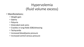 Fluid & electrolytes | PPT