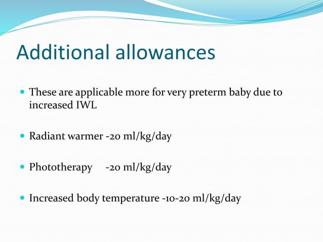 Fluid & electrolytes management in neonates | PPTX | Pregnancy ...
