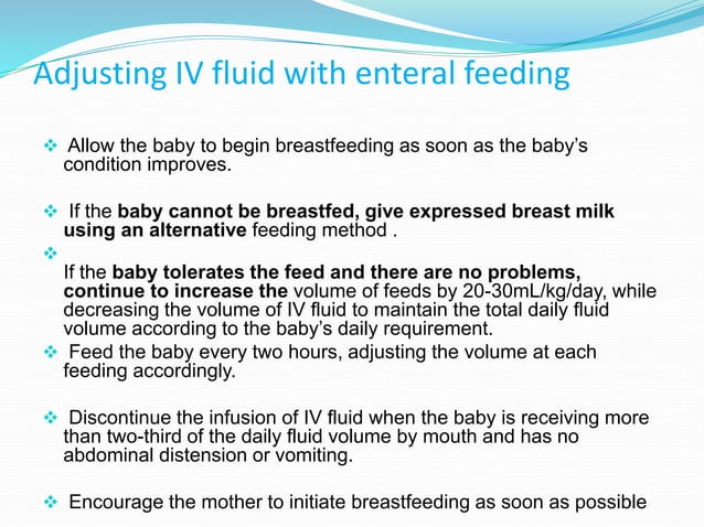 Fluid & electrolytes management in neonates | PPT