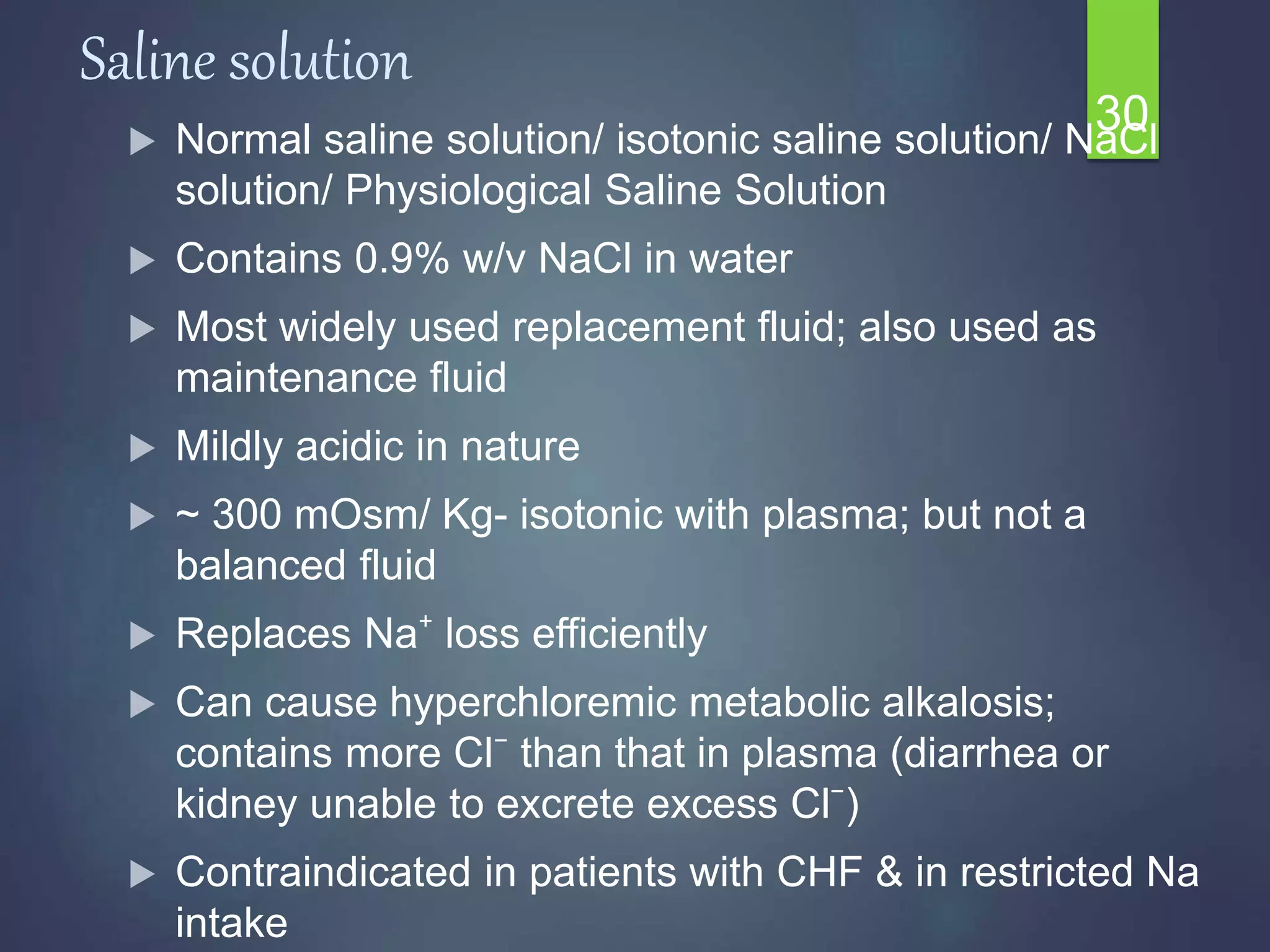 Fluid & electrolyte therapy | PPTX