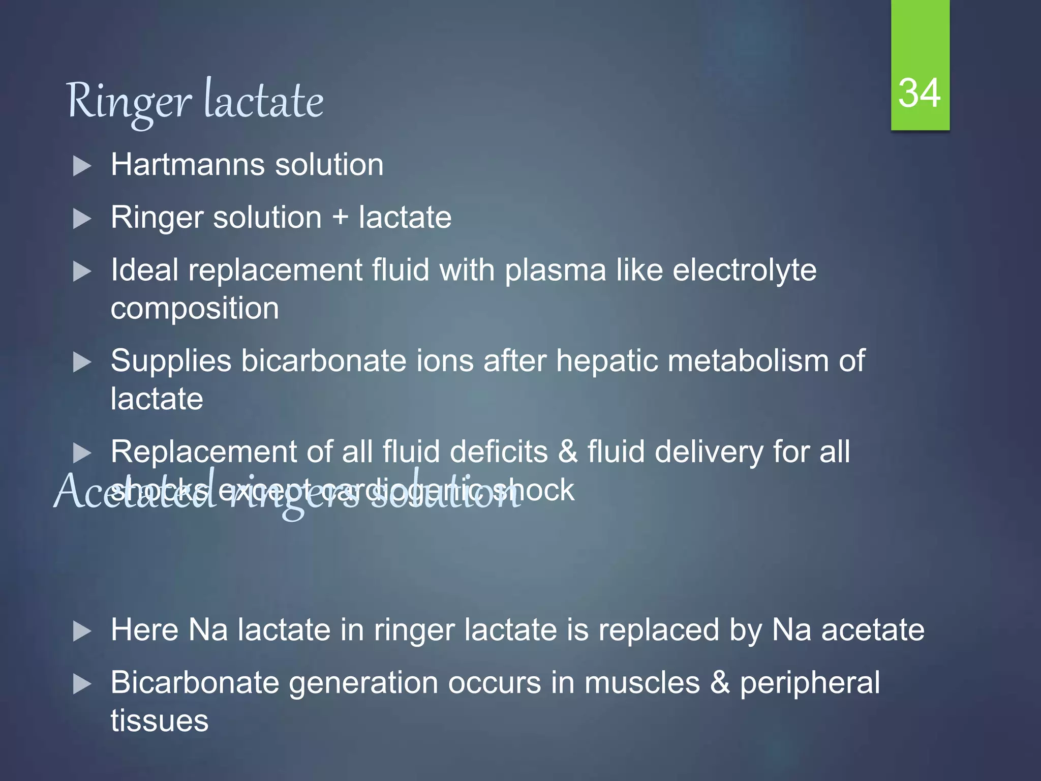 Fluid & electrolyte therapy | PPTX