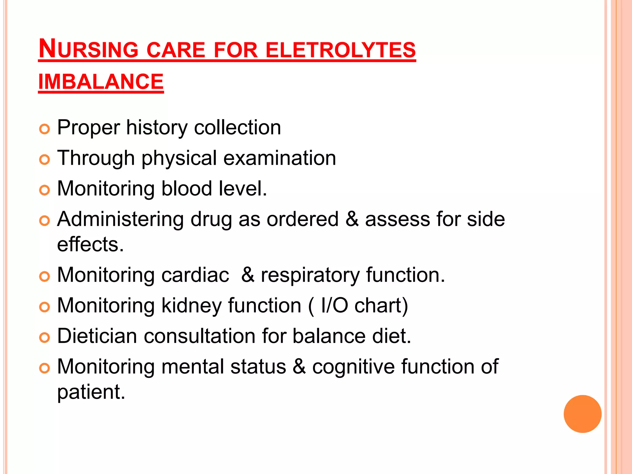Fluid and Eletrolyte imbalance and nursing care. | PPTX