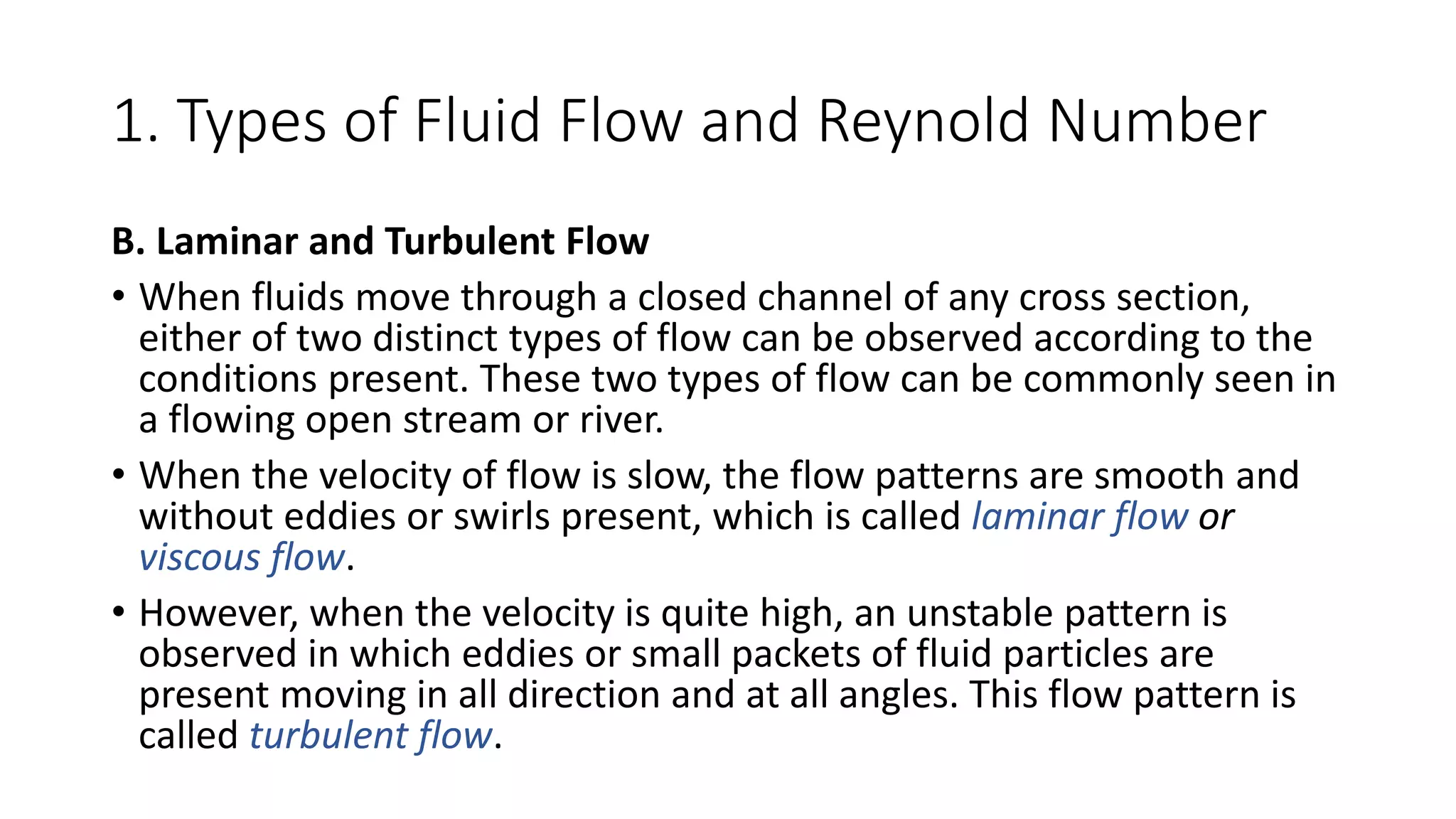 Fluid Flow.pptx | Chemistry | Science