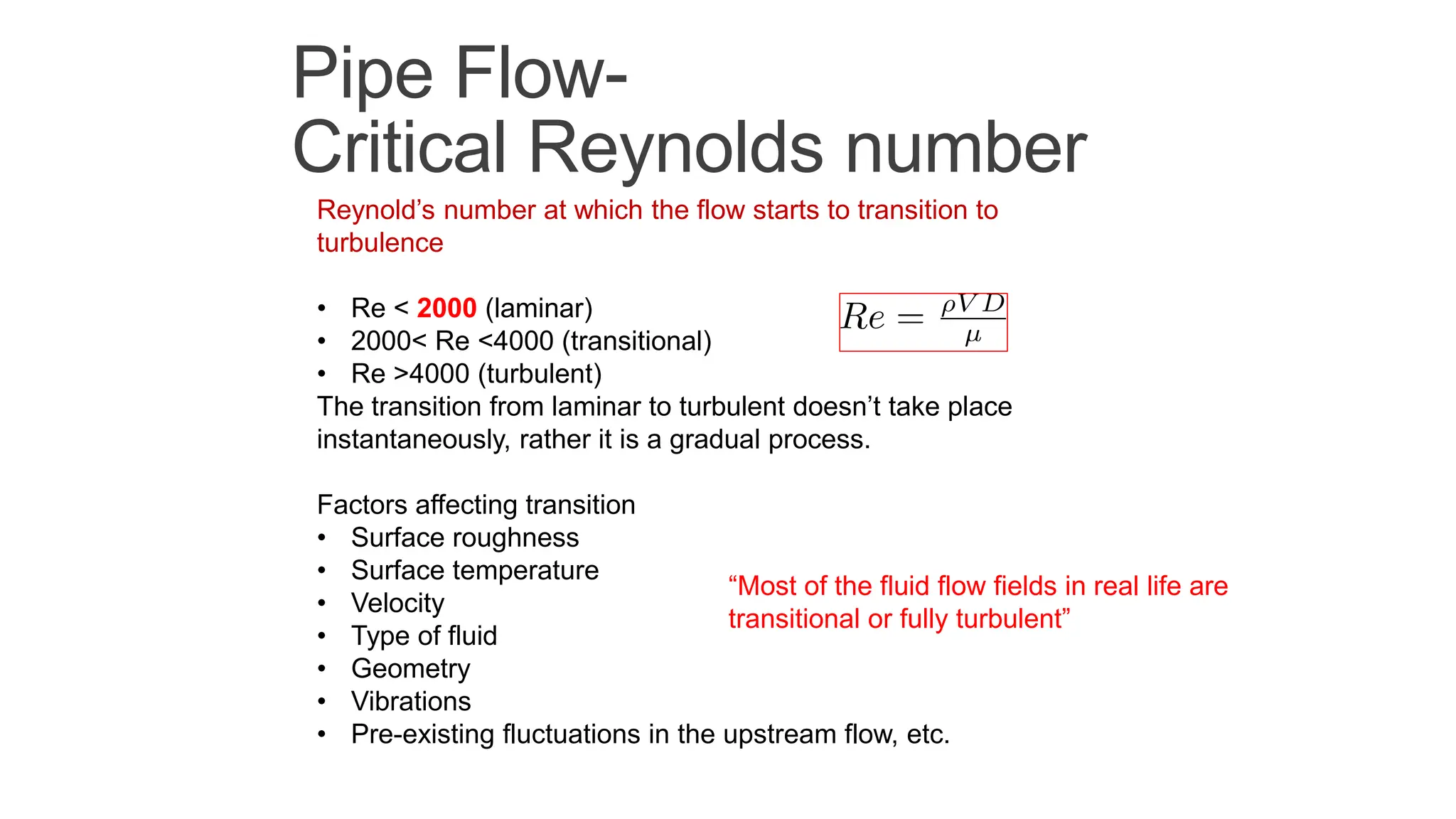 Fluid Flow inside and outside of the pipe | PPTX | Physics | Science