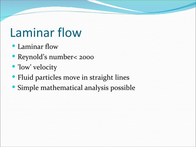 Fluid flow physics and anaesthetic implication | PPT | Physics | Science