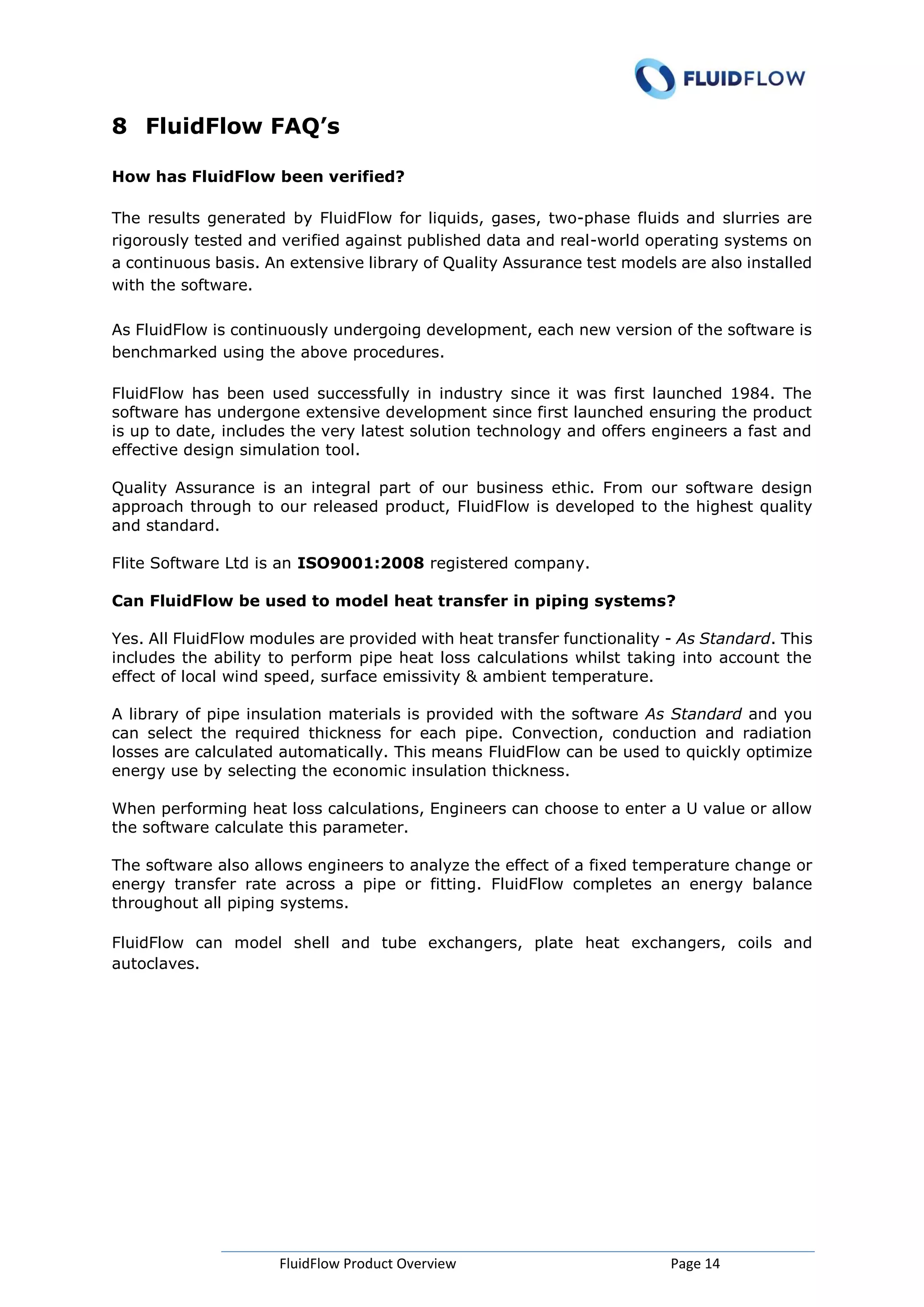 Fluid flow product-overview | PDF