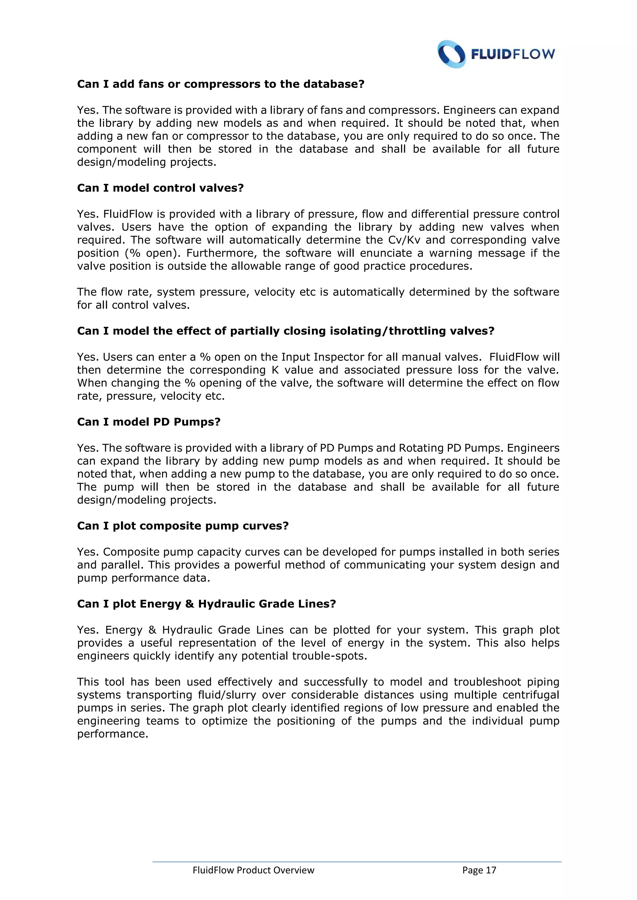 Fluid flow product-overview | PDF