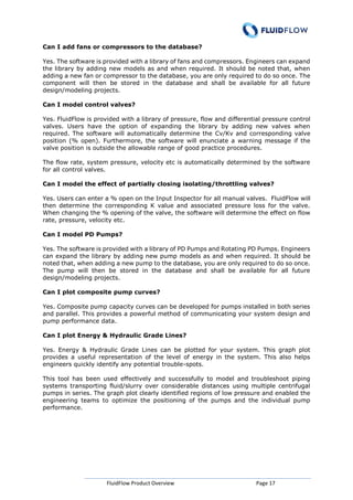 Fluid flow product-overview | PDF