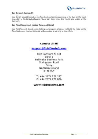 Fluid flow product-overview | PDF