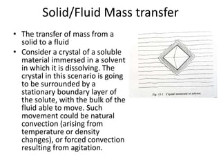 Fluid flow and mass transfer | PPTX
